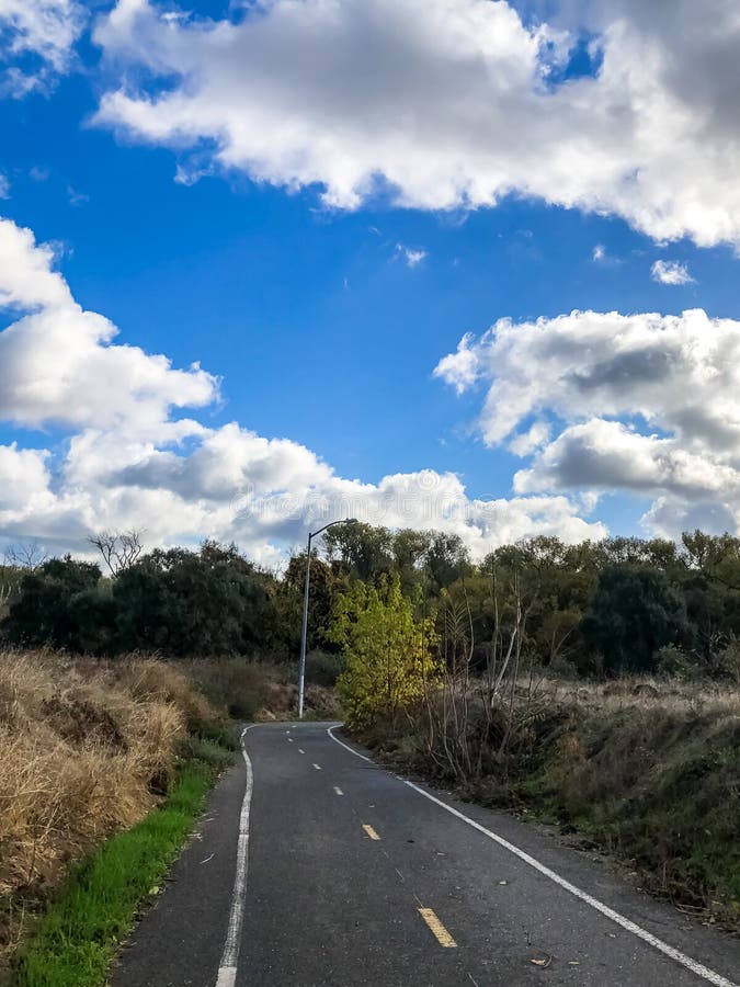 White Clouds in Ripon Park stock photo. Image of clouds - 128855420