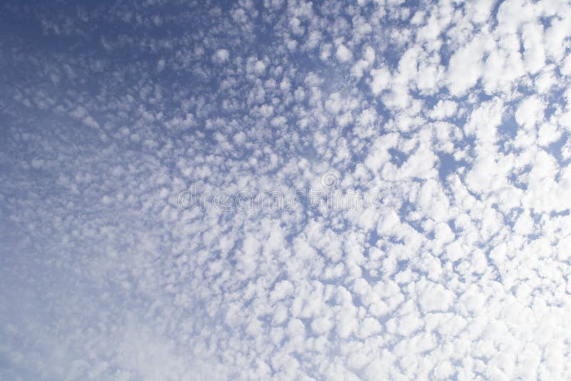 Clouds Ripple All Over the Sky Stock Image - Image of sunny, blue ...