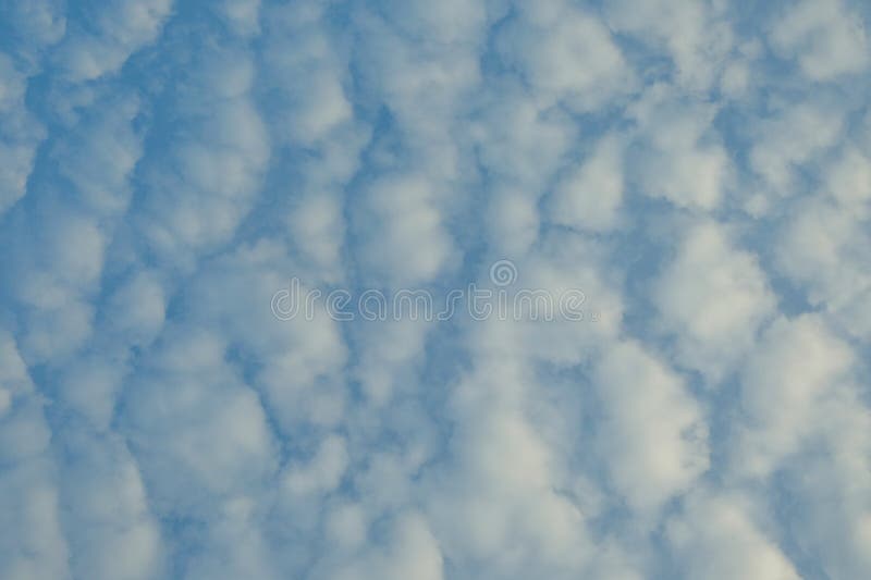 White Clouds Stretch Across the Blue Sky Stock Image - Image of blue ...