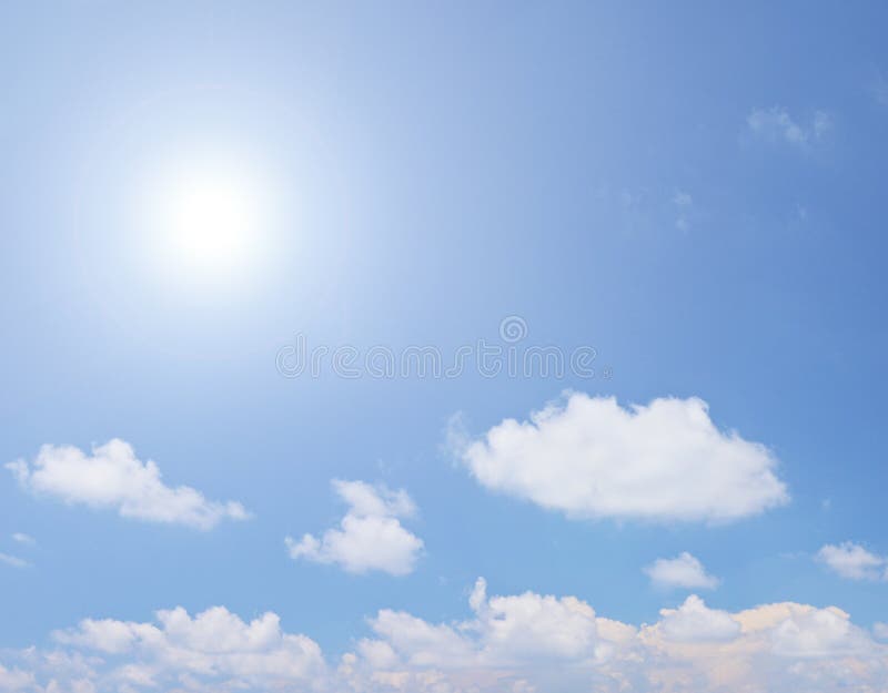 Sun and sky stock photo. Image of wallpaper, midday, rise - 3444952
