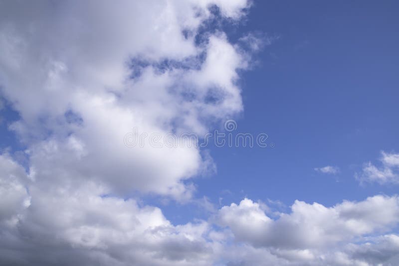 White Cloudy Blue Sky Natural View Stock Image - Image of sunlight ...