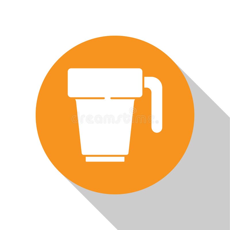 White Coffee Cup Icon Isolated on White Background. Tea Cup. Hot Drink ...