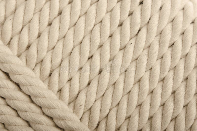 White coiled rope stock image. Image of cord, rope, texture - 11541733