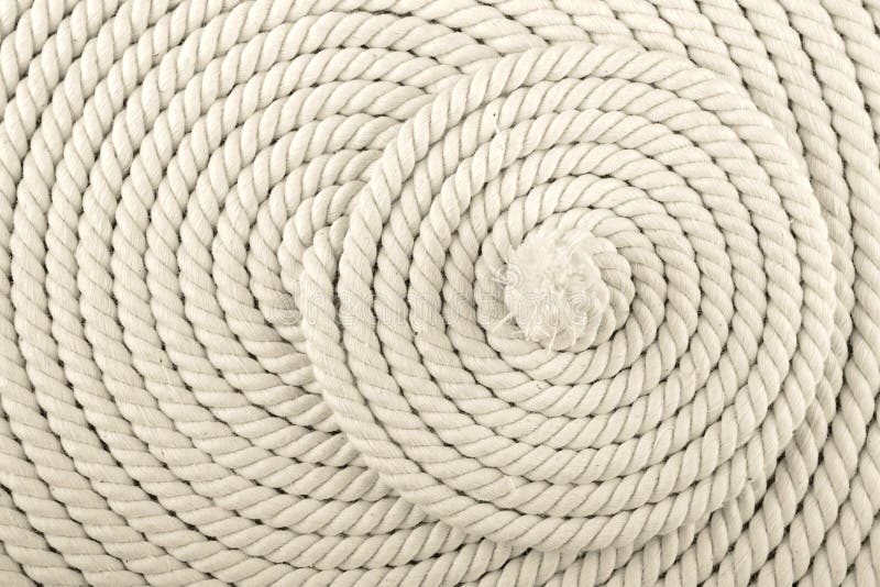 White coiled rope stock image. Image of ship, connect - 11542101