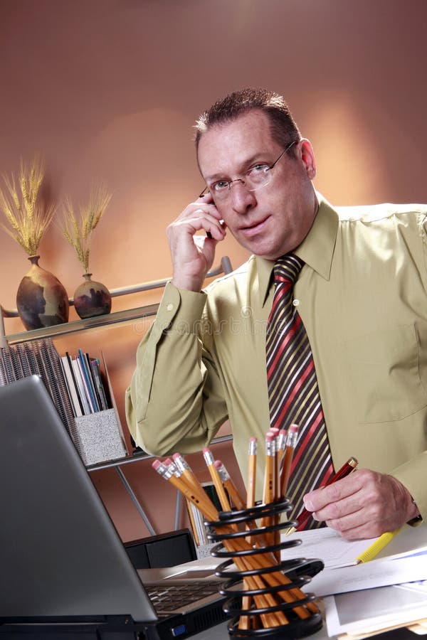 White collar workaholic stock image. Image of businessman - 11351481