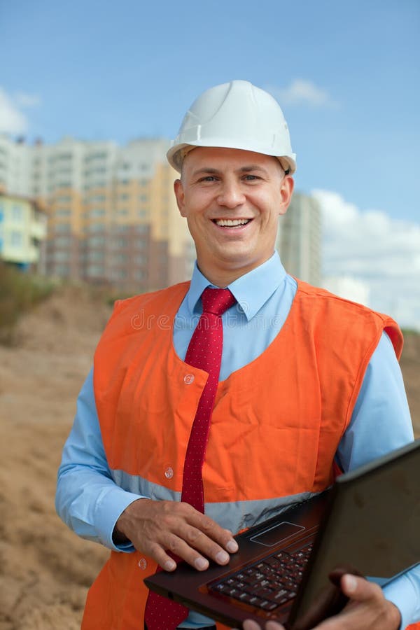 White-collar Worker at the Building Site Stock Photo - Image of laugh ...