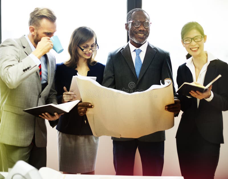 White Collar Worker Organization Meeting Office Concept Stock Photo ...