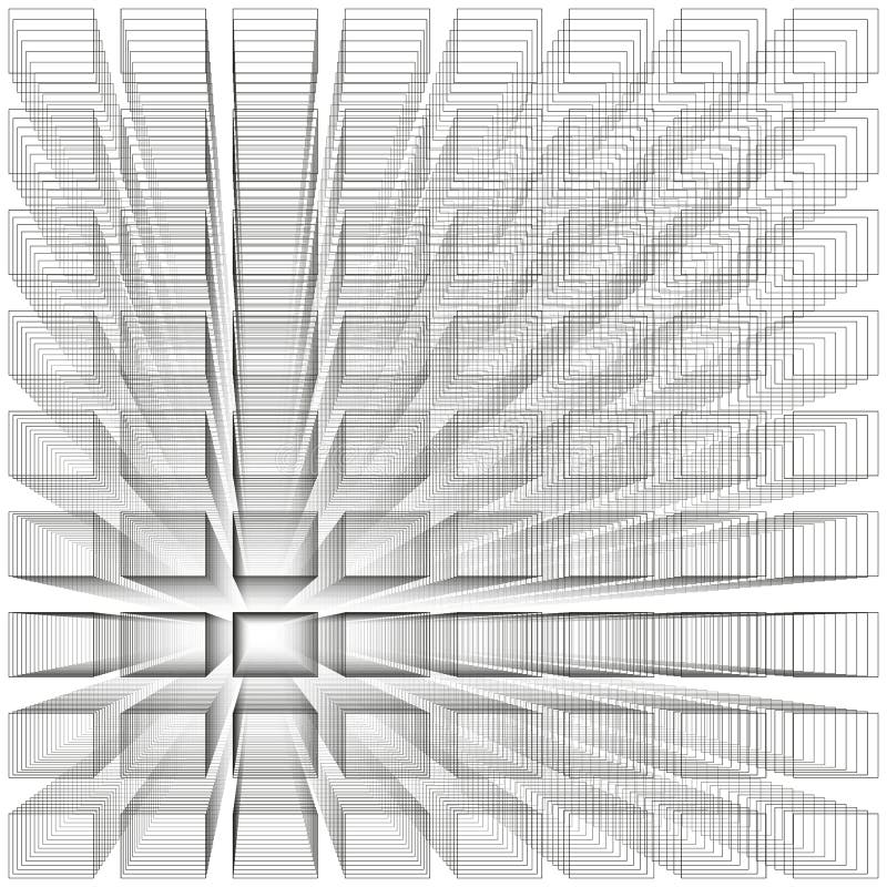 White Color Abstract Infinity Background, 3d Structure with Gray ...
