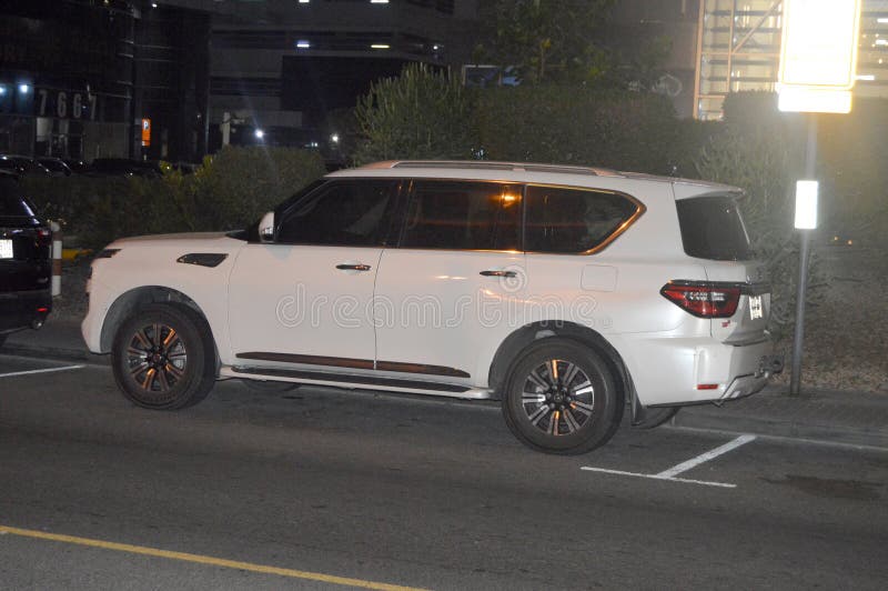 White Color Car Beautiful 4x4 Editorial Image - Image of automotive ...