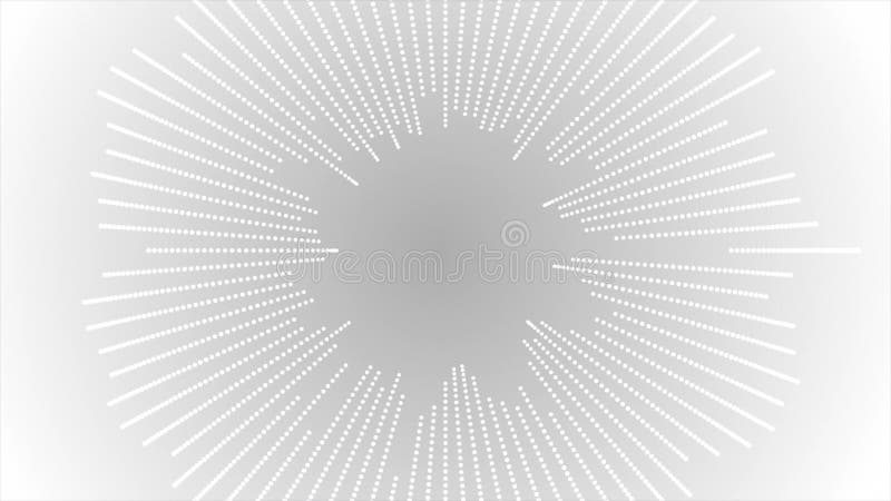 White Color Circular Equalizer Music Sound Waves Modern Design ...