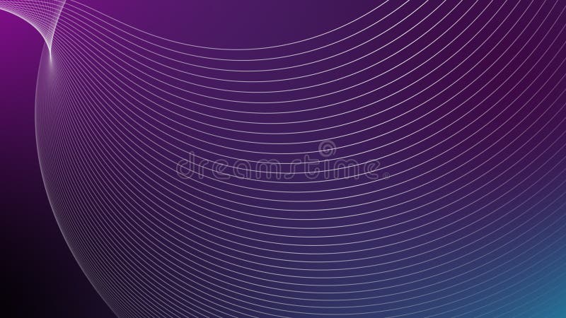 White Color Geometric Line Animation. Wave Pattern Animation. Abstract ...