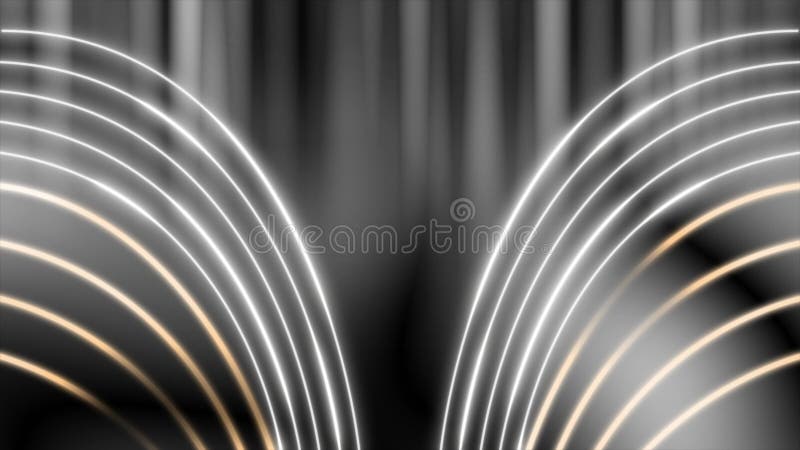 White Color Gradient Pattern with Luxury Curve Lines Abstract Design ...