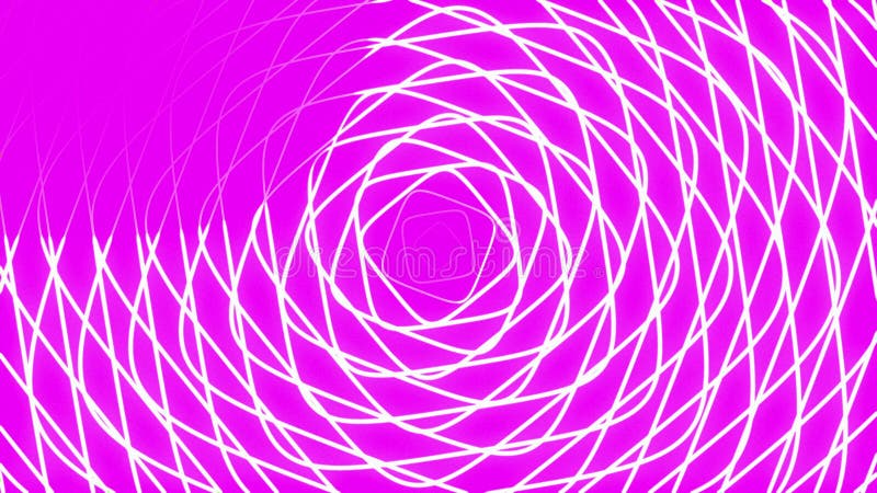 White Color Line Elliptical Background Moving and Rotating. Stock ...