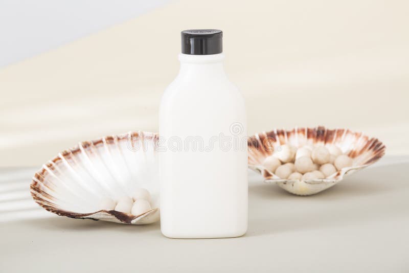 White Color Multipurpose Plastic Container for Cosmetic Products Stock ...