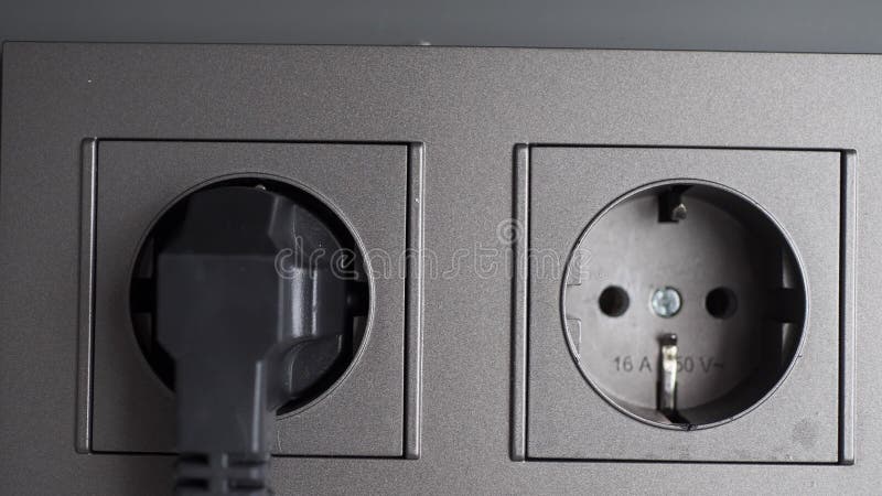 White Color Power Cord Cable Plugged into Wall Stock Footage - Video of ... White Color Power Cord Cable Plugged into Wall Stock Footage - Video of ...