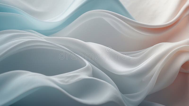 White Color Wallpaper with Flow and Smooth. Stock Illustration ...