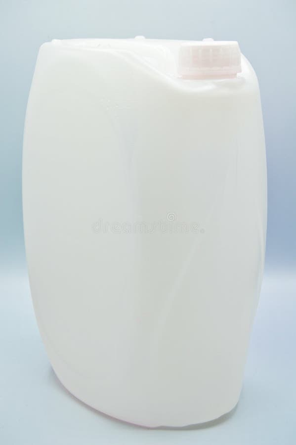 White Colored Plastic Detergent Bottle. Cosmetic, Container. Bottles ...