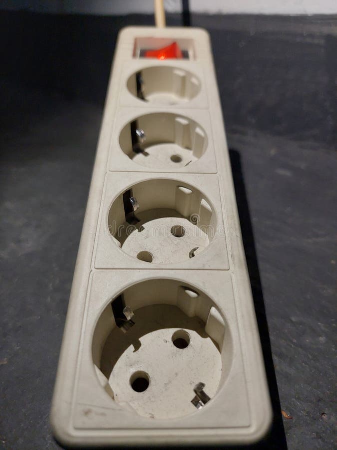 White colored plug stock image. Image of turn, button - 369389607