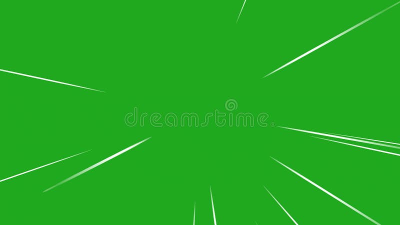 White Colored Spikes Towards the Center on Green Screen Background ...