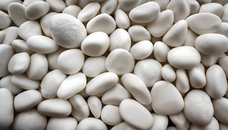 White Colors of Rocks for Background, Top View, Abstract Natural Stone ...