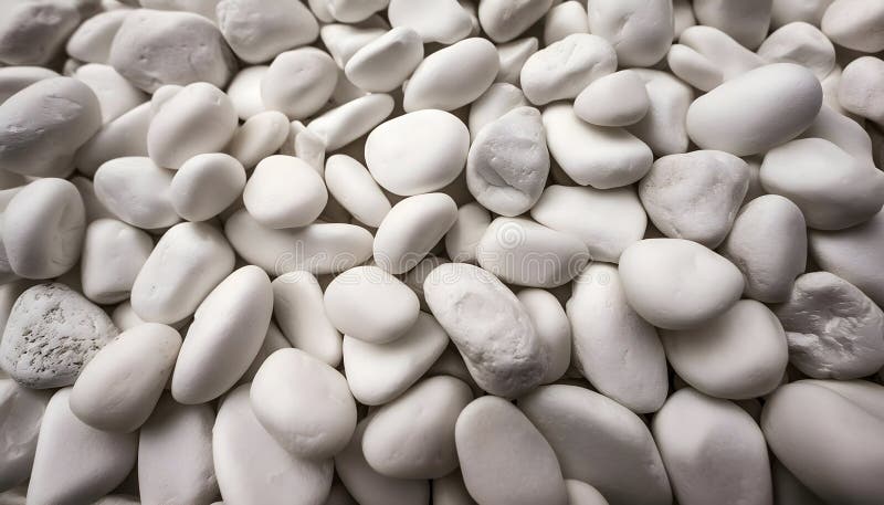 White Colors of Rocks for Background, Top View, Abstract Natural Stone ...