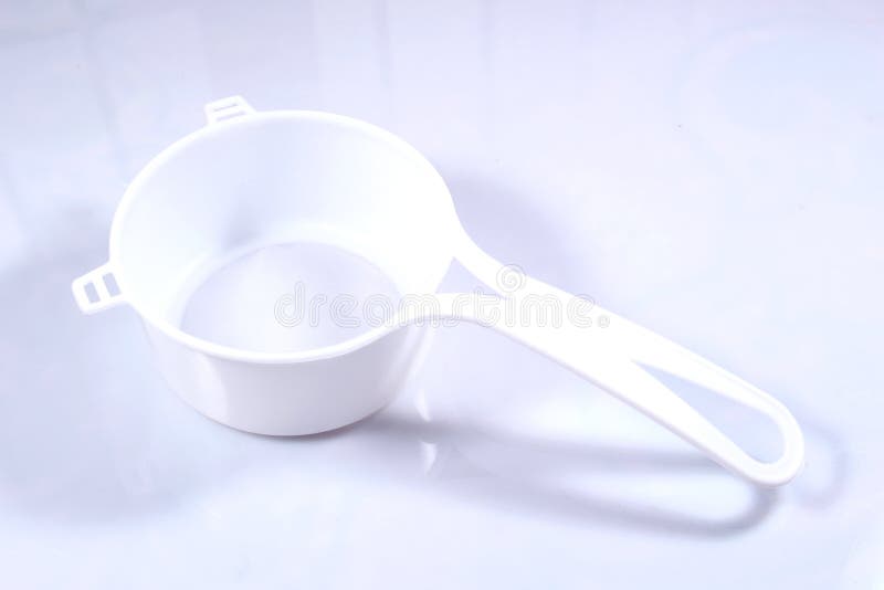 A White Colour Plastic Tea and Coffee Filter. Stock Image - Image of ...