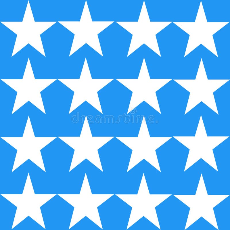 White Colour Star Pattern Background Stock Illustration - Illustration ...