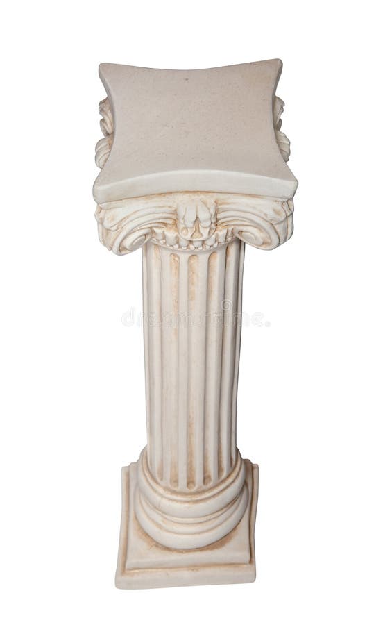 White column stock photo. Image of colonnade, marble - 12808522
