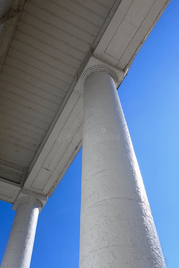 White column stock photo. Image of classical, color, sunlight - 19352114
