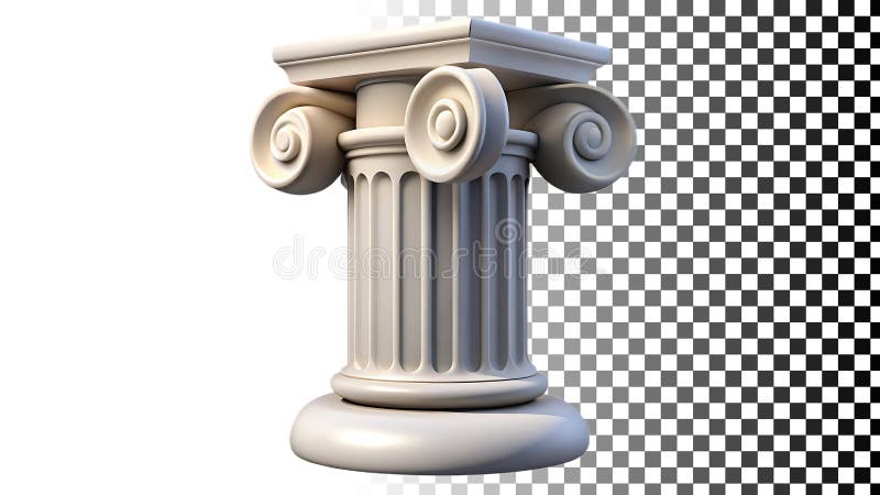 White Column Pillar Architecture Support Structure Building Element Png ...