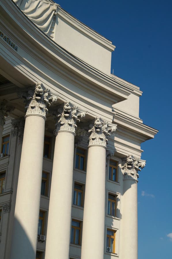 White columns stock illustration. Illustration of renaissance - 2660018