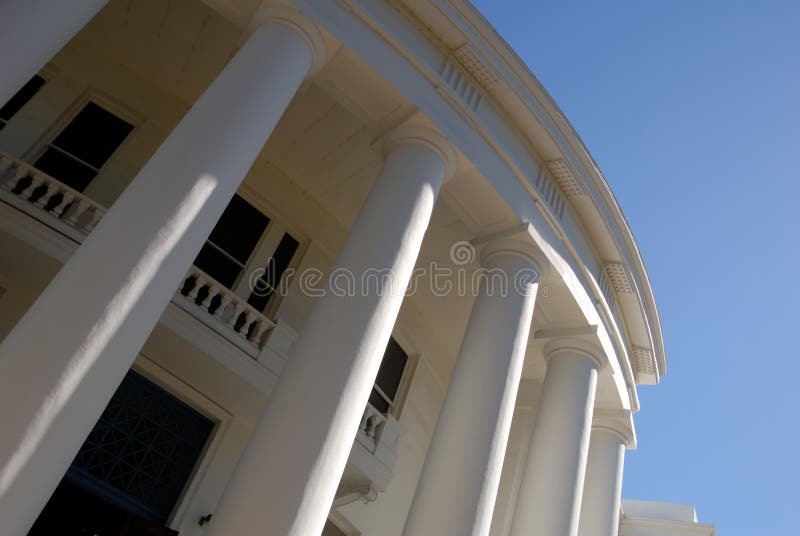 White Columns stock photo. Image of lines, columns, plaster - 4563986