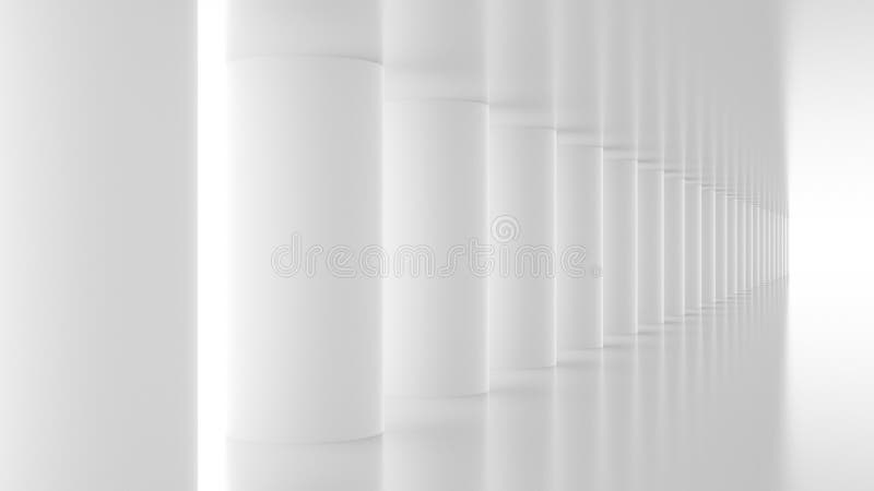 White columns stock illustration. Illustration of lines - 97639726