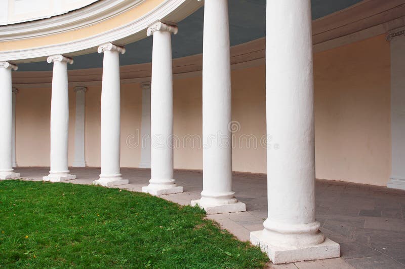 Classic columns stock image. Image of college, foundation - 7437657