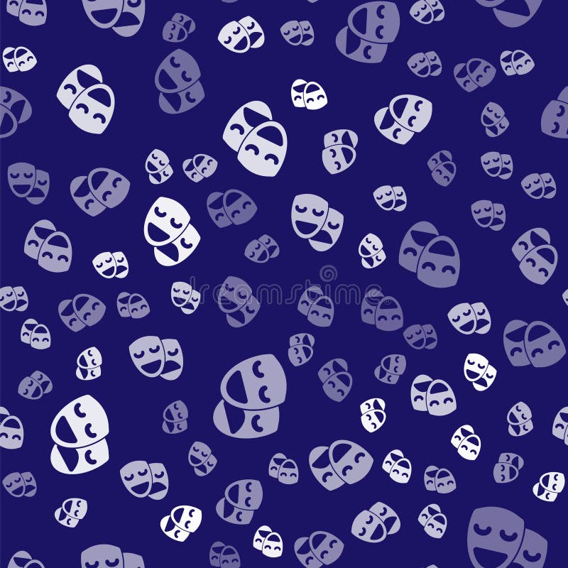 Theatre Masks Pattern Stock Illustrations – 174 Theatre Masks Pattern ...