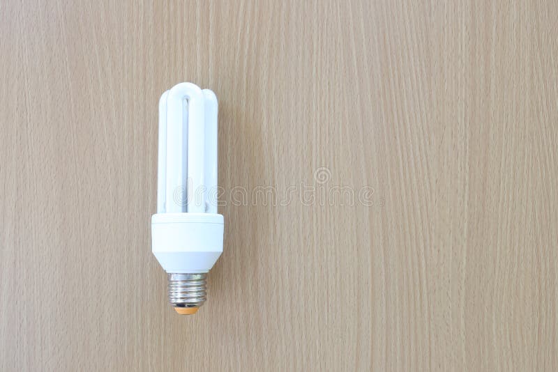 White Compact Fluorescent Lamps. Stock Image - Image of compact ...