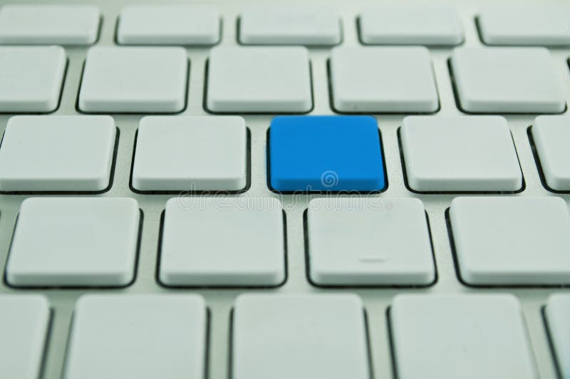 White computer keyboard stock image. Image of internet - 23729463