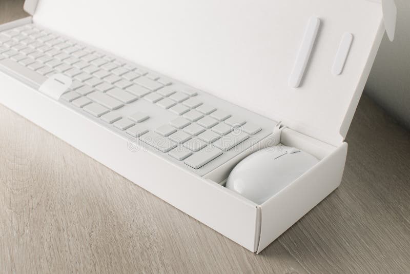 The White Computer Keyboard. Stock Image - Image of keypad, button ...
