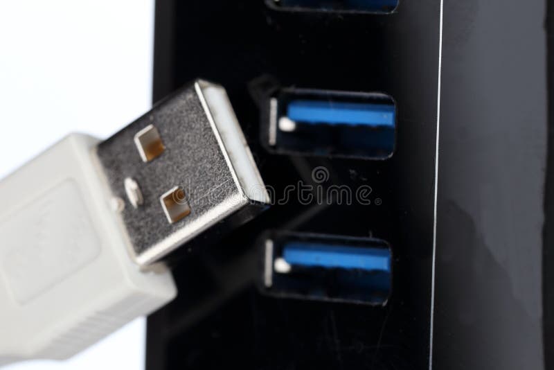 Computer Plug stock photo. Image of video, digital, white - 21034330