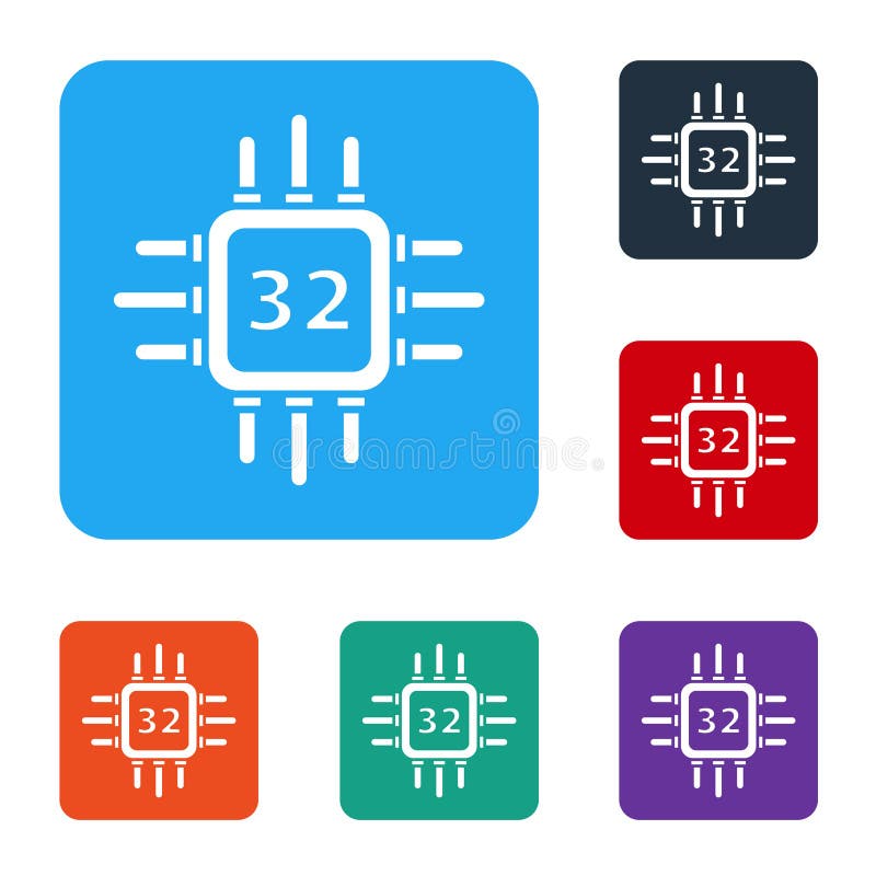 White Computer Monitor with 18 Plus Content Icon Isolated on White ...