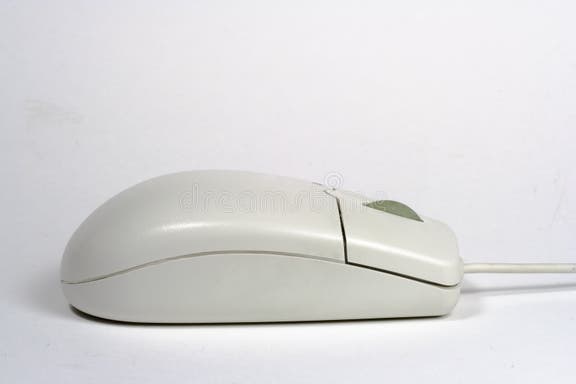 White Computer Wheel Mouse Side Stock Image - Image of device, pointer ...