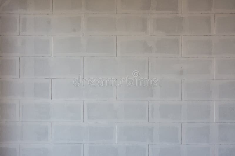 White Concrete block Wall stock photo. Image of brick - 82090906