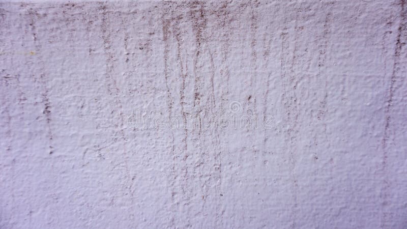 White Concrete Wall Surface with Dirty Rust Stains for Background or ...