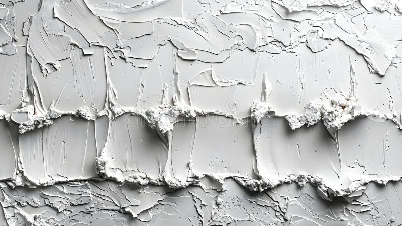 White Concrete Wall with Textured Plaster Relief Pattern for Design ...