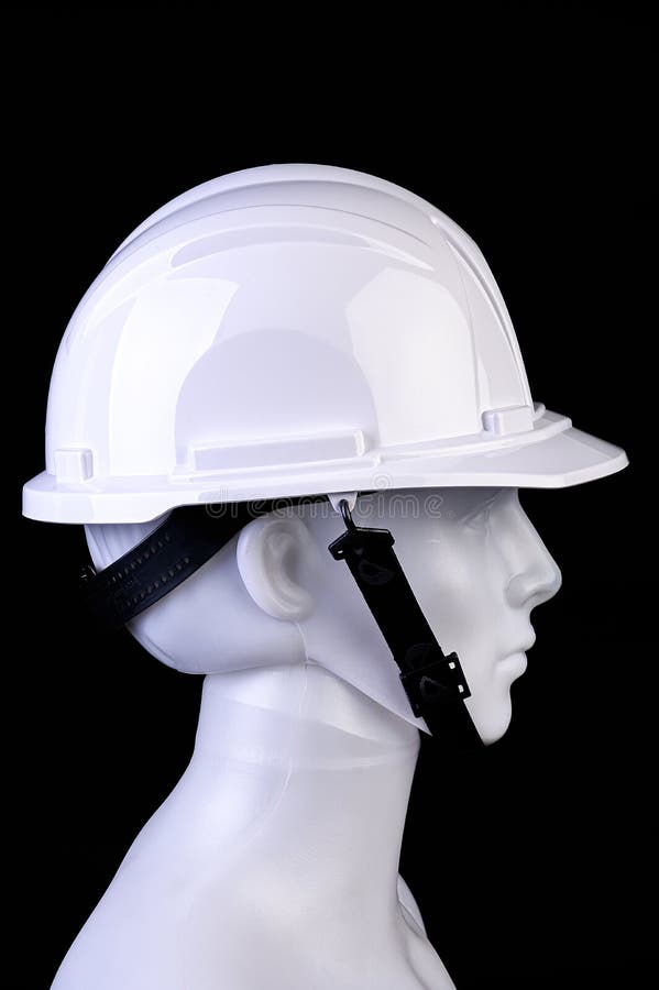 The White Construction Helmet To Protect and Safe Life in the ...