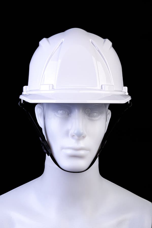 The White Construction Helmet To Protect and Safe Life in the ...