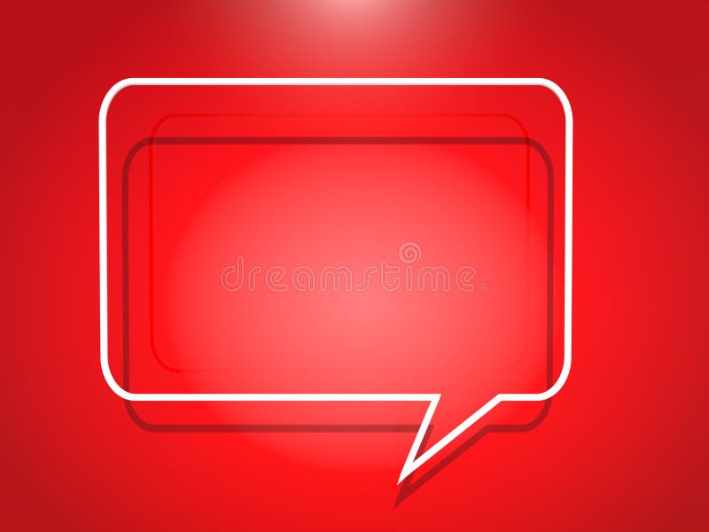 Conversation Bubble Illustration Stock Illustration - Illustration of ...