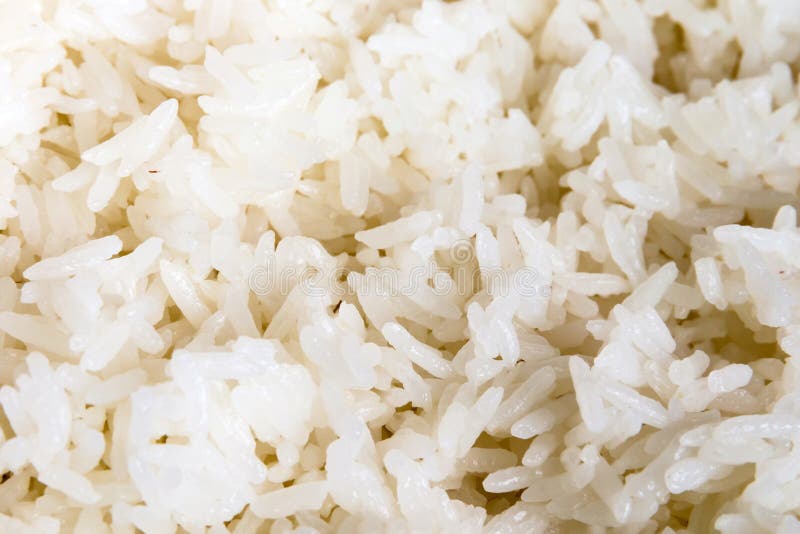 White cooked rice stock photo. Image of boiled, crop - 41169180