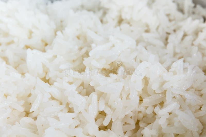 White cooked rice stock image. Image of breakfast, lunch - 94917775