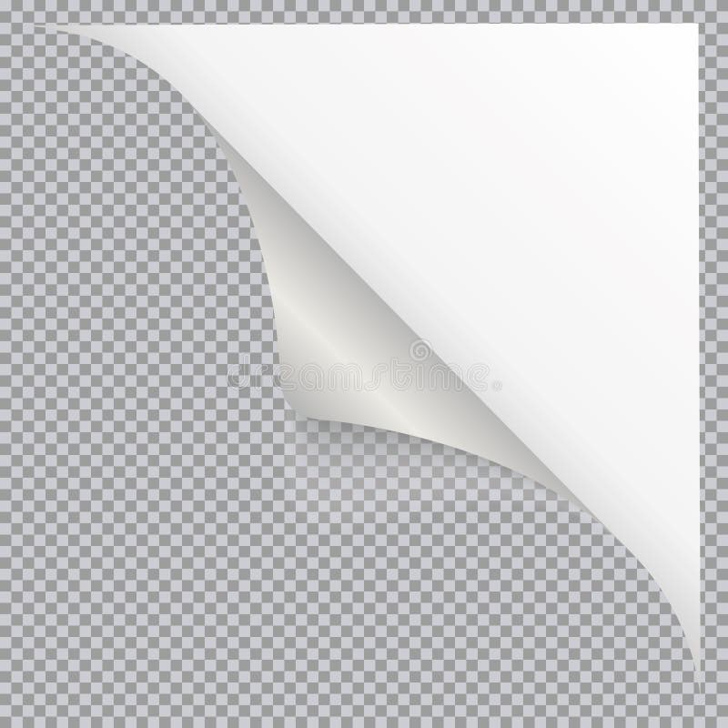 White Corner Banner Design Element Isolated on Transparent Background ...